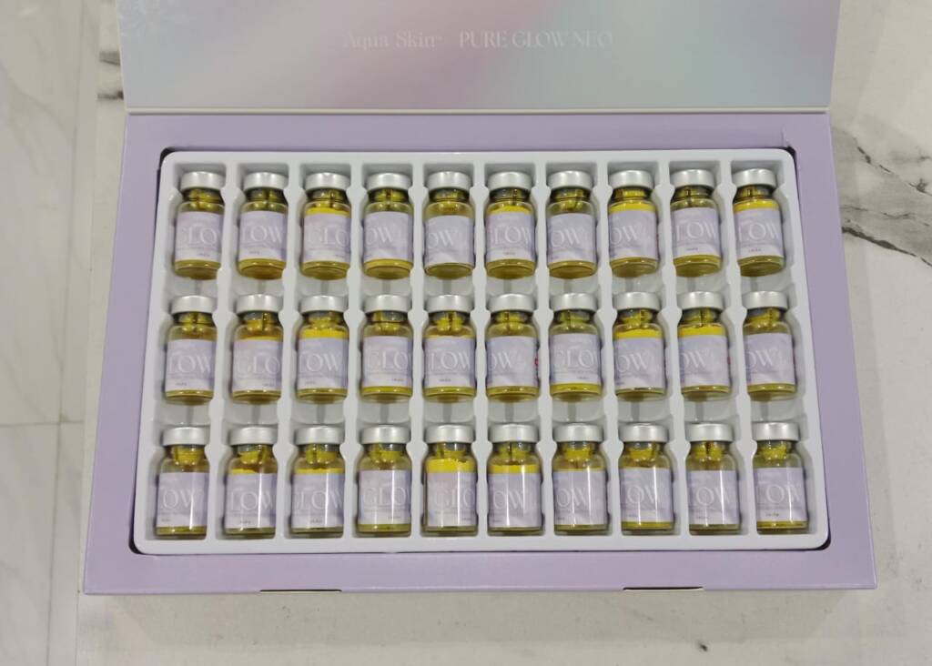 Aqua Skin Pure Glow Neo | 30 Whitening Injections | GlutaSleek