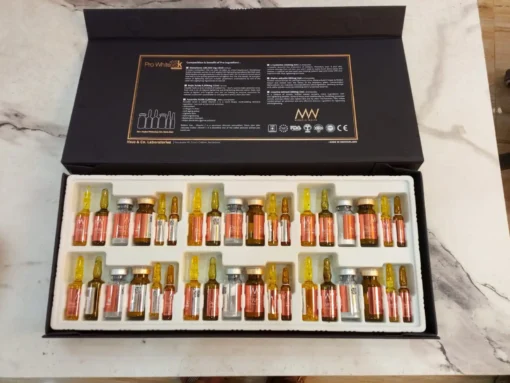 Miracle White Pro White 18K Gold Whitening Injections | GlutaSleek
